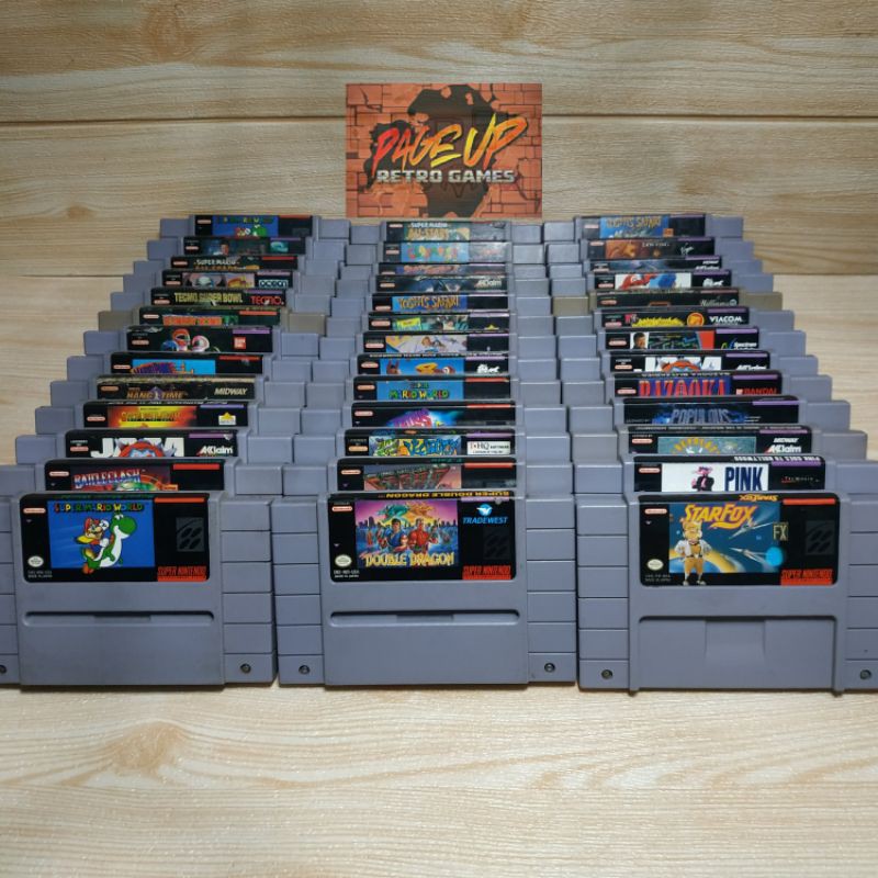 SNES Game Carts U.S Original | Shopee Philippines