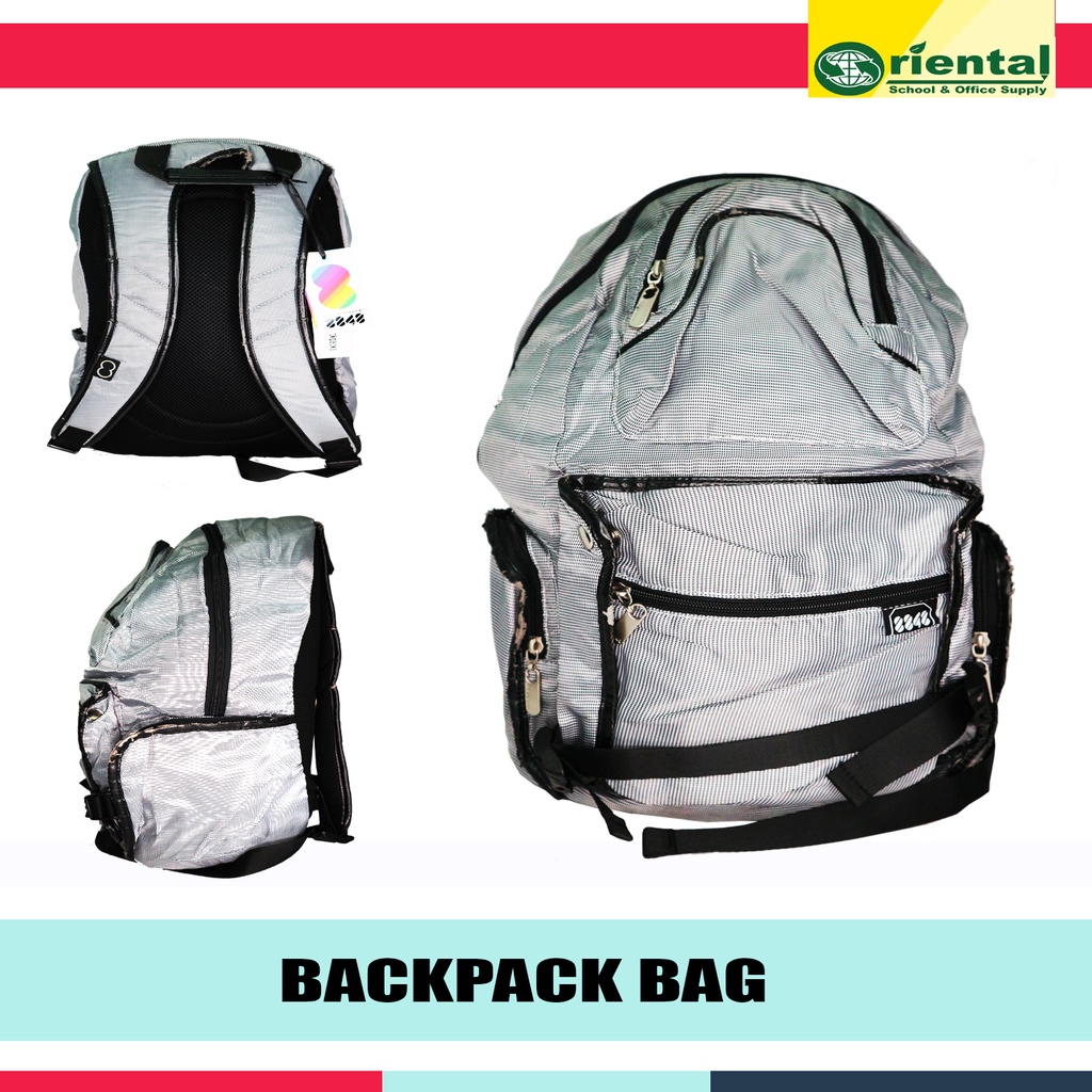 8848 Gray Water-proof Mountain Sports Backpack Bag Heavy Duty Knapsack ...