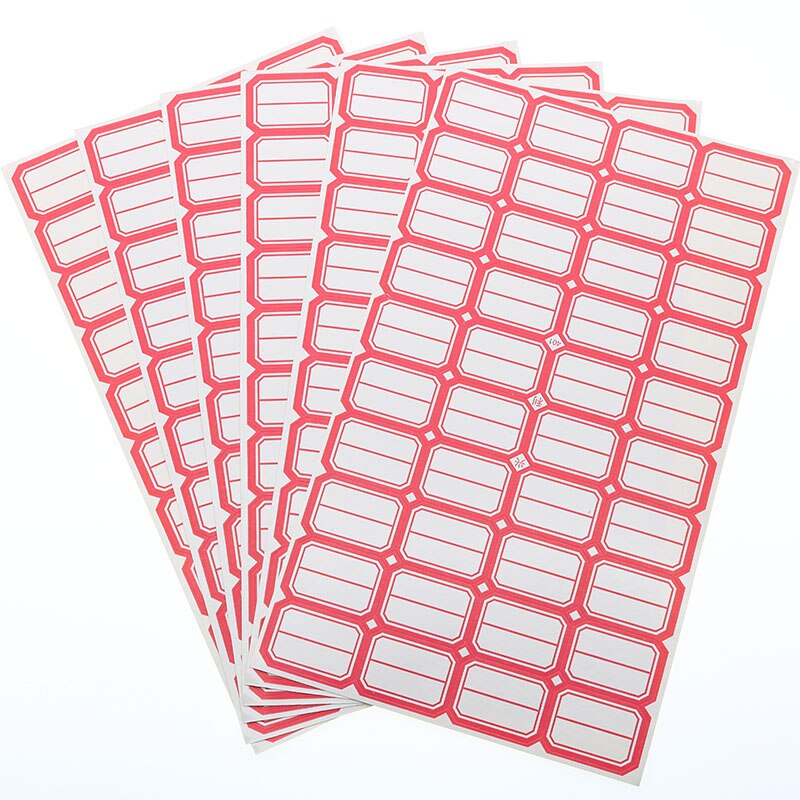 240pcs Office Label Sticker Children Handwritten Sticker Blank Paper ...