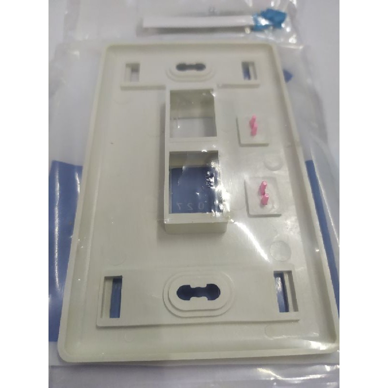 AMP FACE PLATE DUAL/RECTANGLE | Shopee Philippines