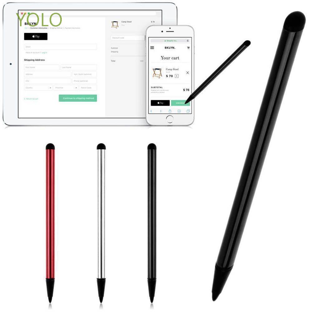 YOLO 2 In 1 Tablets Pen Universal Capacitive Pen Screen Stylus Color ...