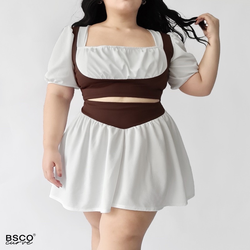 Xl 4xl Plus Size Bsco Curve Chloe Coords Bestseller Trending New Style Shopee Philippines