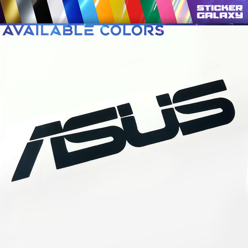 ASUS PC gamer vinyl sticker decal for pc case, laptop, phone, tablet ...