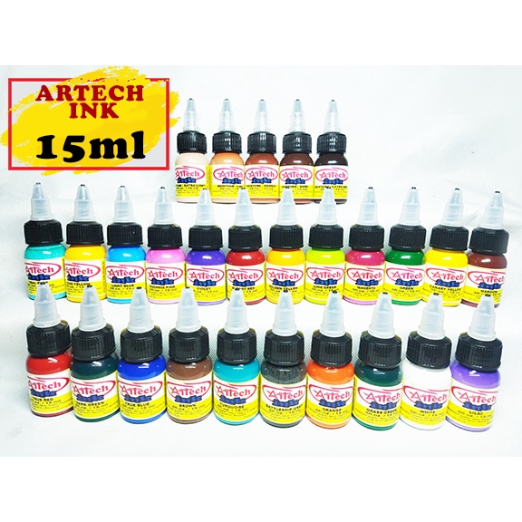 ARTECH INK 15ML/ Half oz Assorted Colors Made in the Philippines Artech ...
