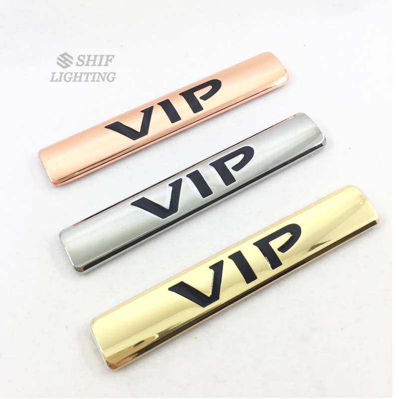 1 x Metal VIP Logo Car Auto Truck Badge Sticker Emblem Decal | Shopee ...