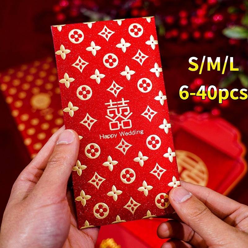 Wedding Red Packet Angpao Long Money Envelopes Red Envelope Large ...
