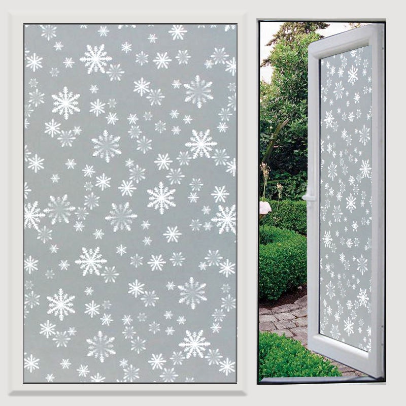 DIYDIY Glass Frosted Sticker Translucent Opaque Anti-Privacy Window ...