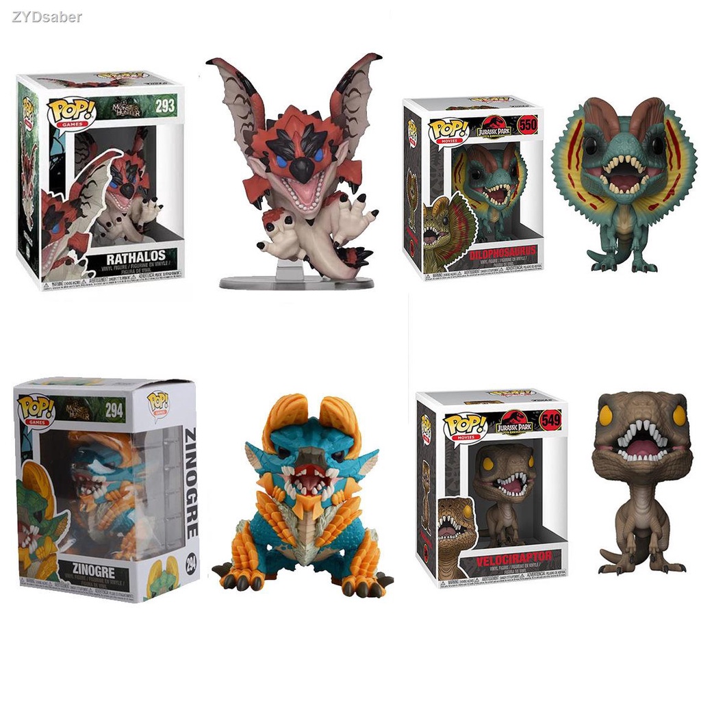 Funko Pop Monster Hunter Thunderbolt Dragon Bear Fire Dragon Jurassic ...