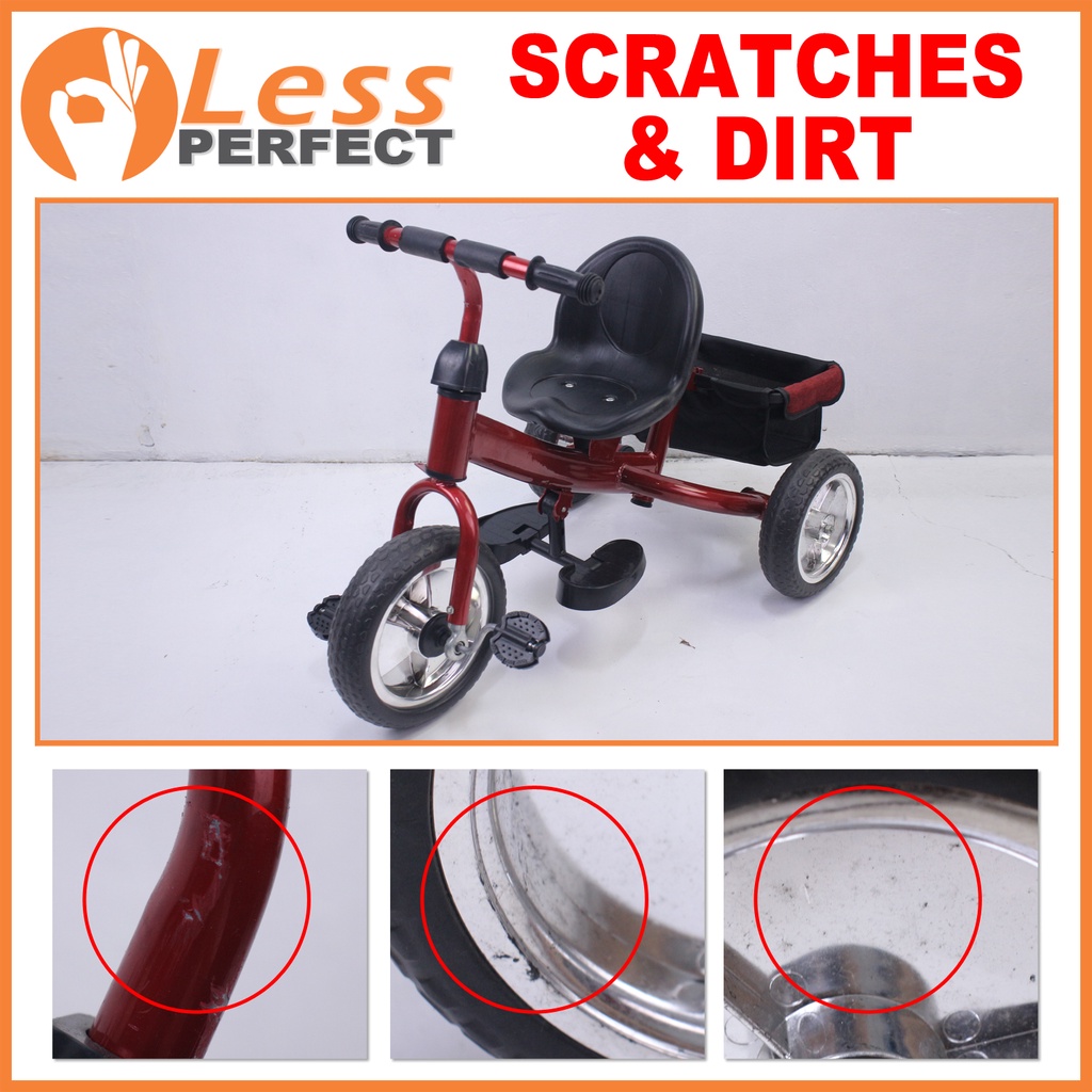 Less Perfect Slightly Damage#1402 Tricycle Assist Stroller 006 Ride On ...