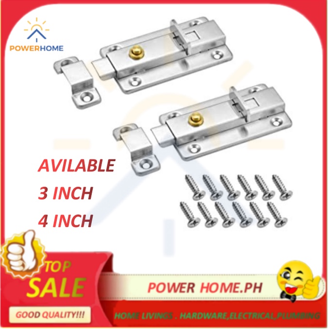 Stainless Steel Spring Bolt Heavy Duty Safety Lock Buckle Bolt ...