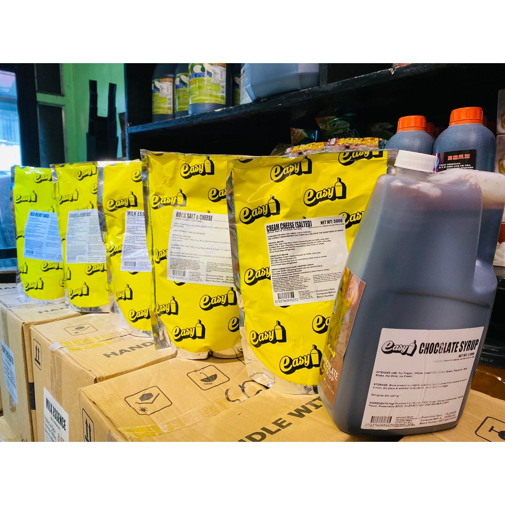 EASY BRAND POWDERS AND SYRUPS FLAVORS | Shopee Philippines