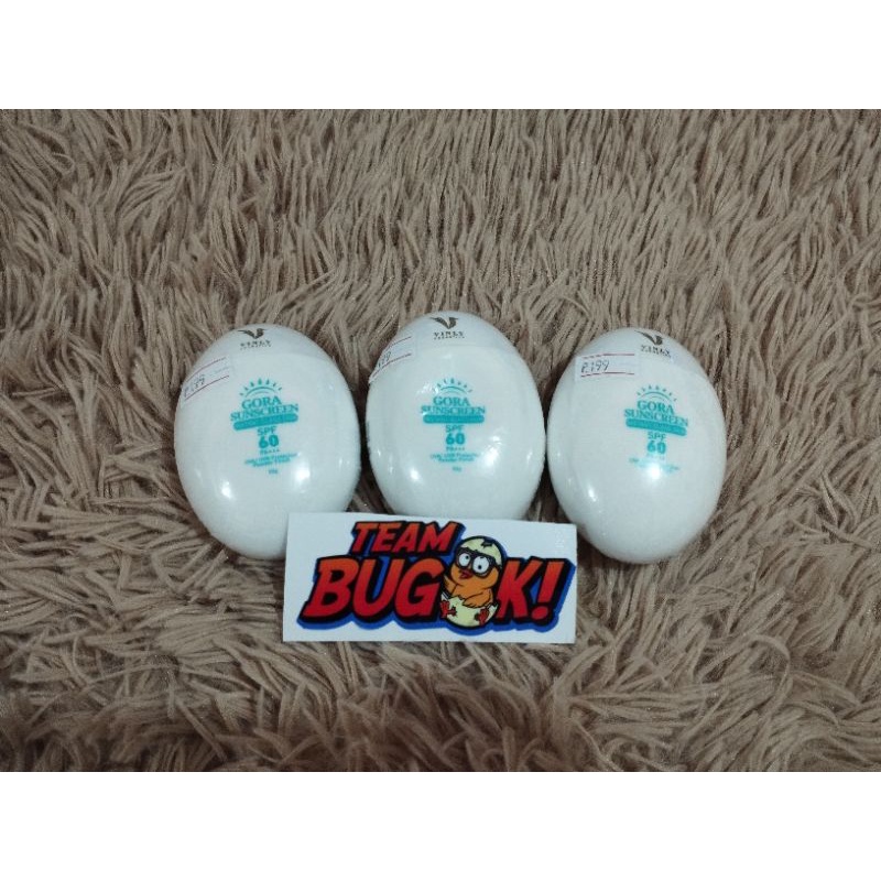 Gora Sunscreen With Freebies Bugok Sticker | Shopee Philippines