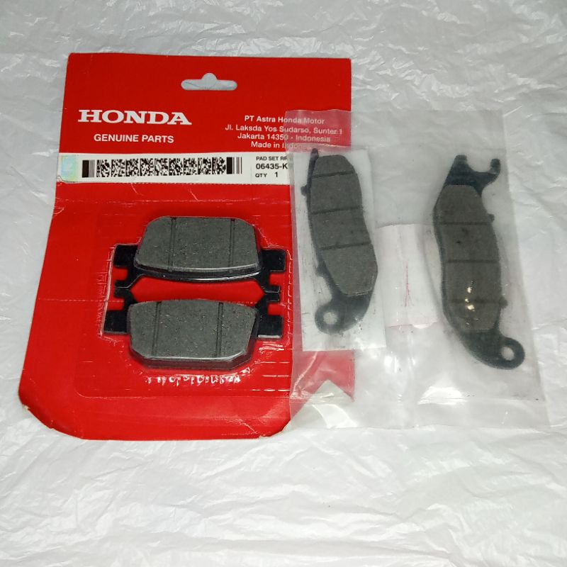 HONDA ADV 150 BRAKE PAD SET GENUINE (FRONT & REAR) | Shopee Philippines