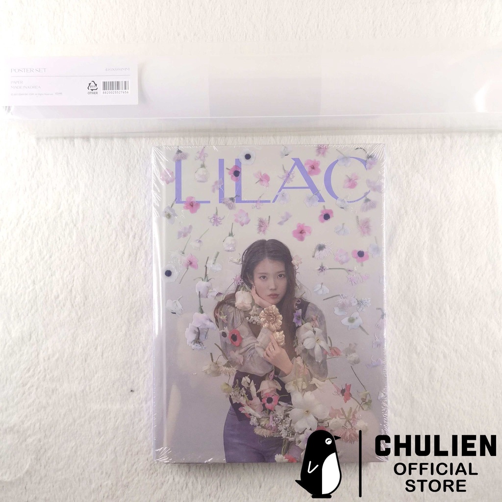 IU Lilac Official Merchandise Goods Photobook Poster set undisclosed ...