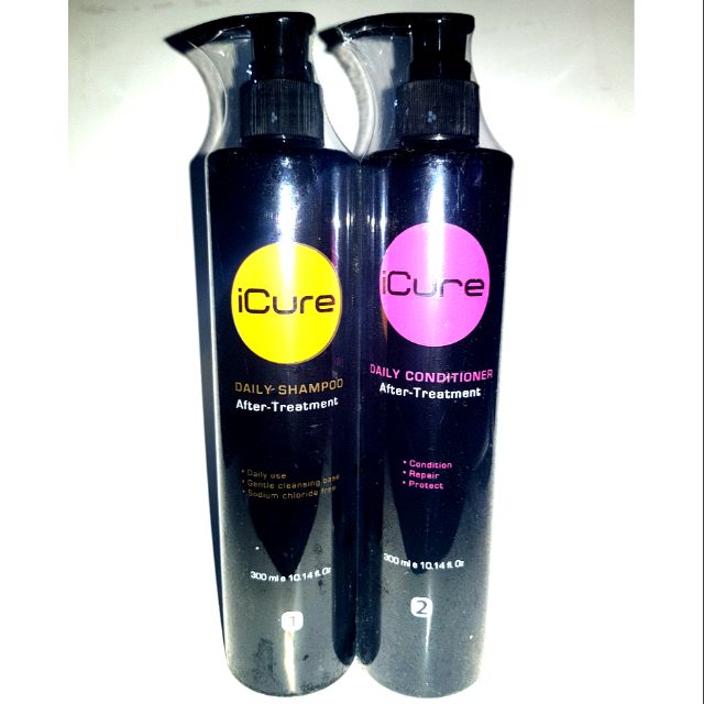 iCure Daily Shampoo/ Conditioner 300ml | Shopee Philippines
