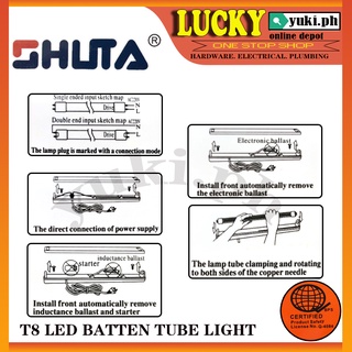 SHUTA T8 LED BATTEN TUBE LIGHT ( STLS12-T8-9W / STLS12-T8-18W ) BLUE ...