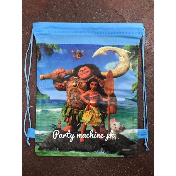 12pcs Moana Drawstring Bag /moana ecobag / moana giveaways bag / moana ...