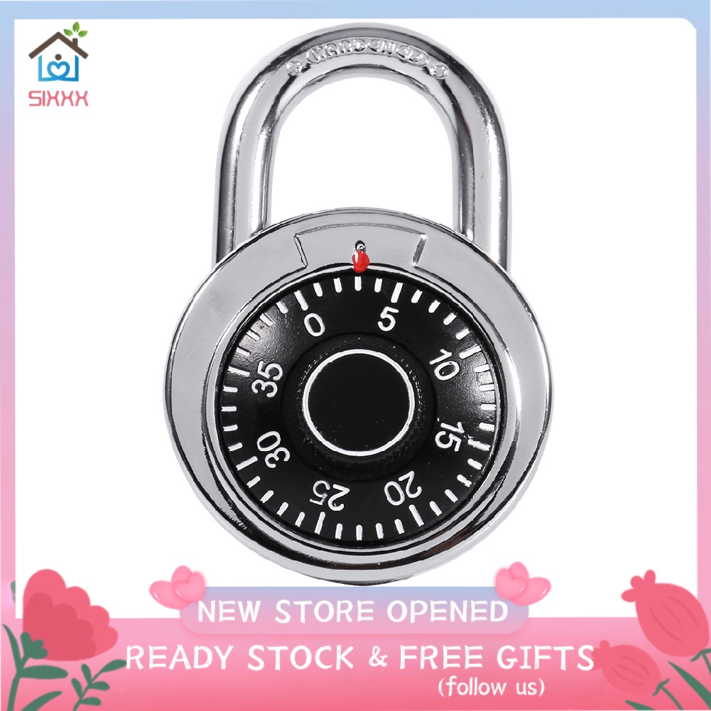 [READY STOCK] Rotary Padlock Digit Combination Master Code Lock Safe ...