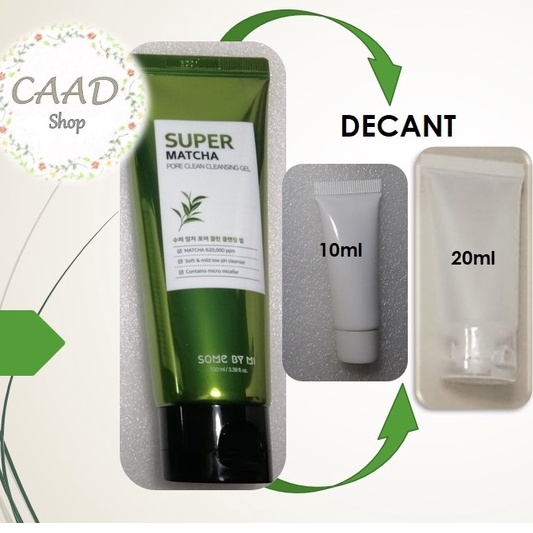 SOME BY MI - Super Matcha Pore Clean Cleansing Gel DECANT 10ml & 20ml ...
