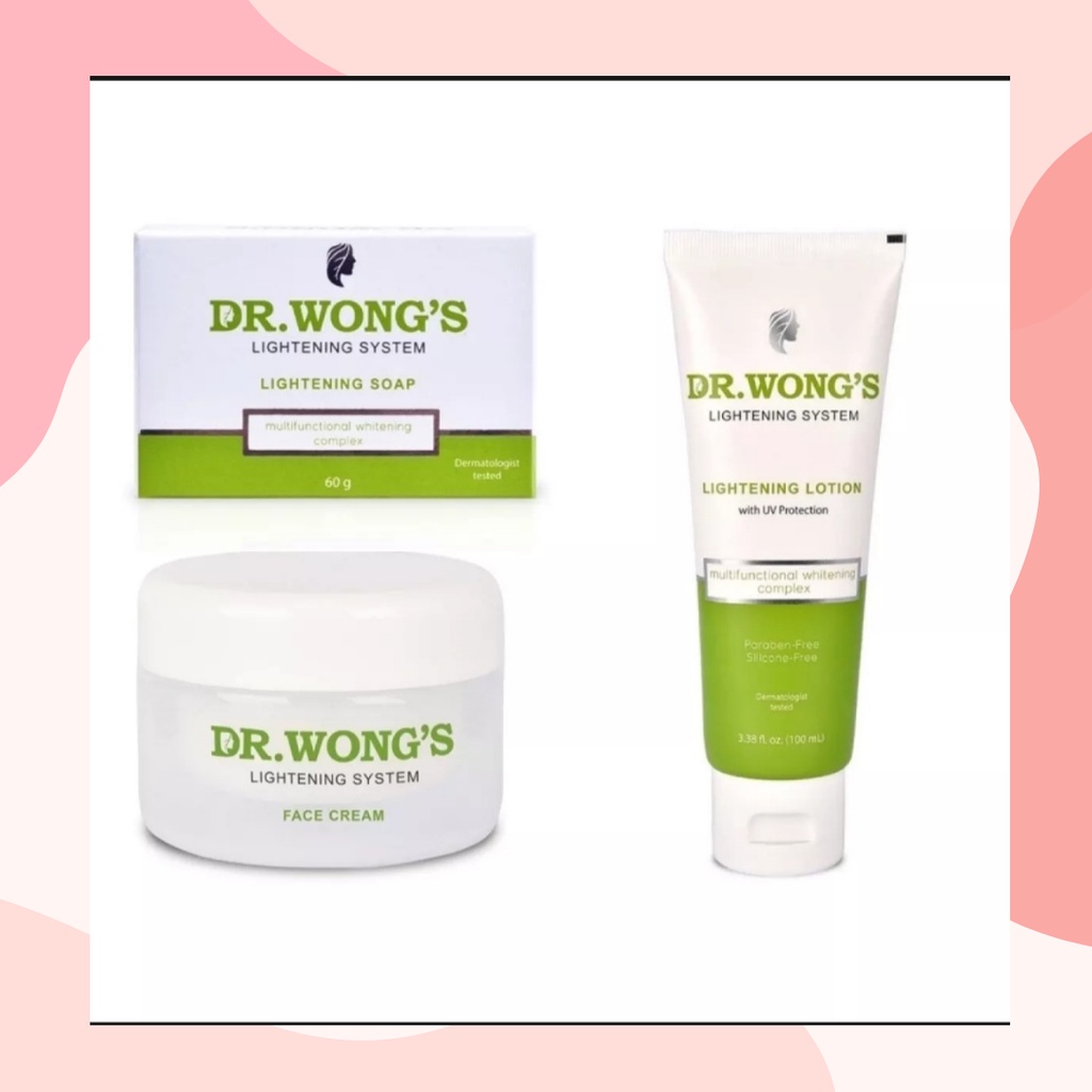 Dr. Wongs Lightening Cream/Lotion/Soap | Shopee Philippines
