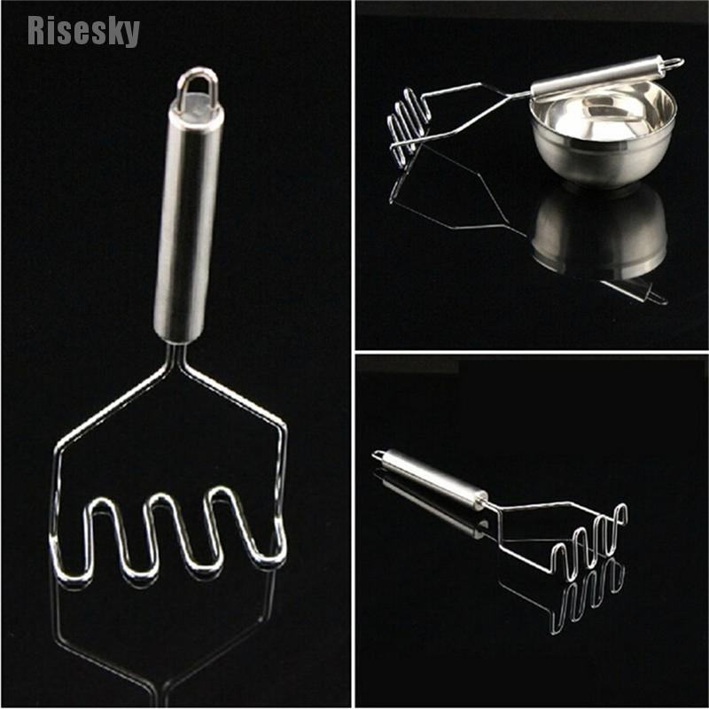 【SKY】Kitchen Stainless Steel Potato Egg Masher Ricer Vegetable Fruit ...