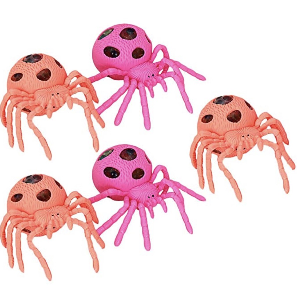 Spider squishy toy, tricky toy, halloween toy, scary spider ...