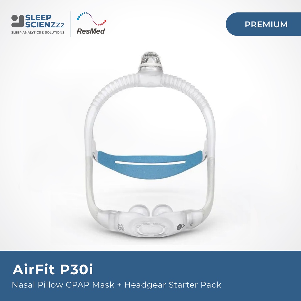 Resmed Airfit P30i Nasal Pillow Cpap Mask With Headgear Standard
