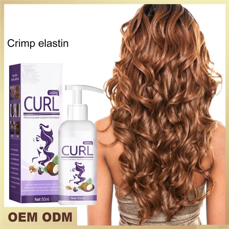 Curl Boost Cream Hair Curling Cream Enhances Waves Curls Quick-acting ...