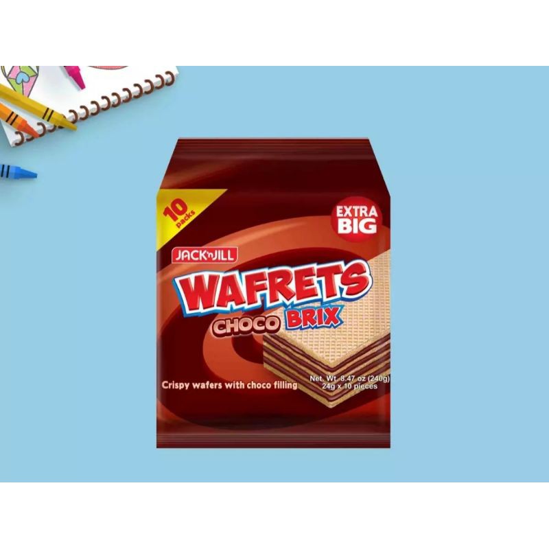 WAFRETS CHOCO BRIX (240gx10) | Shopee Philippines