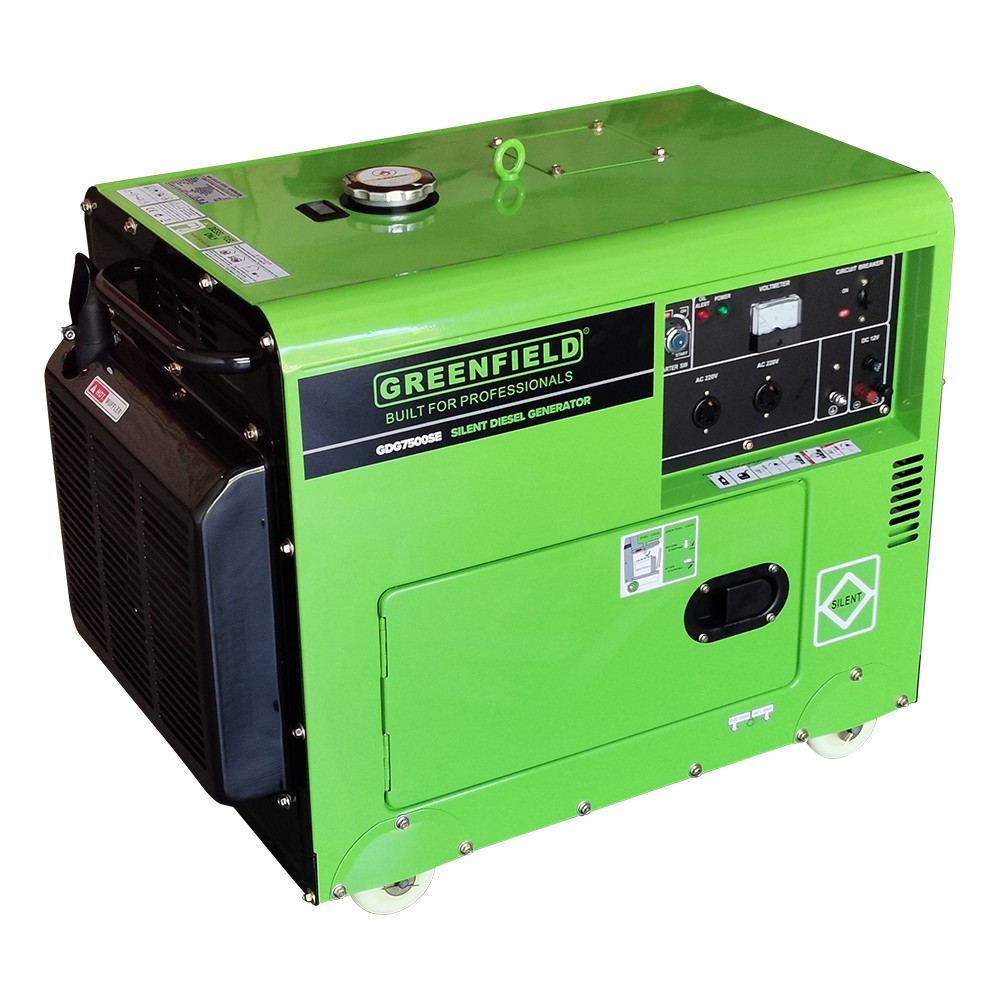 Greenfield Diesel Generator 6.6 KVA Silent 474CC | Shopee Philippines