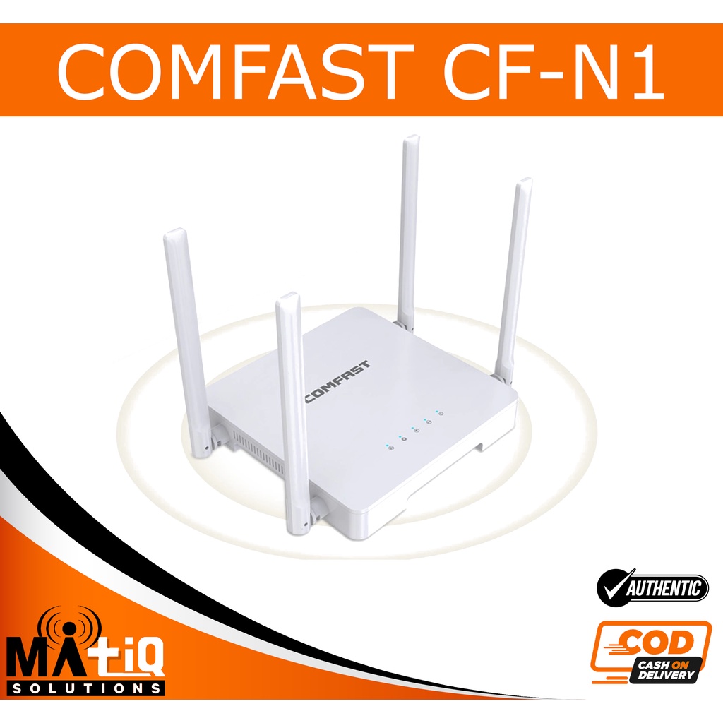 COMFAST CF-N1 300Mbps Wireless Router (OpenWRT and X-WRT) | Shopee ...
