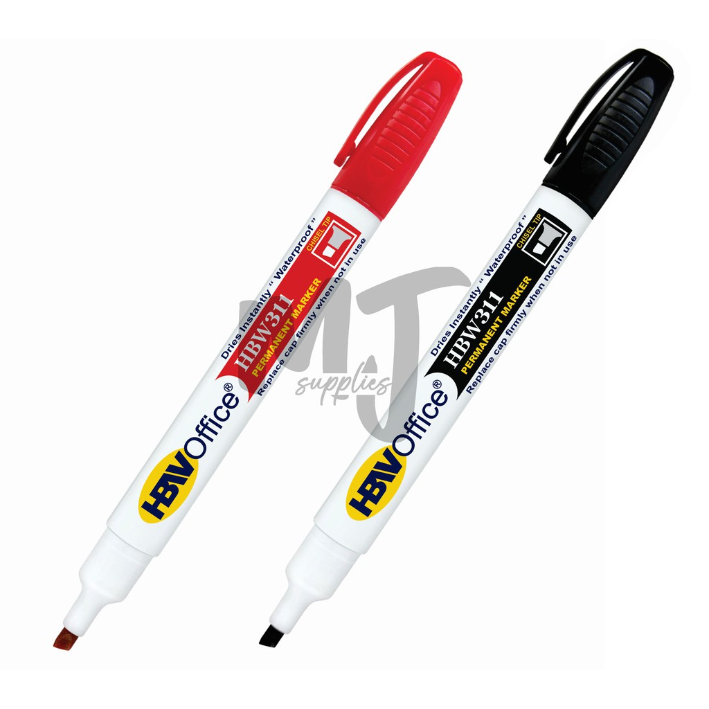 HBW 311 Permanent Marker BROAD (pentel pen) | Shopee Philippines