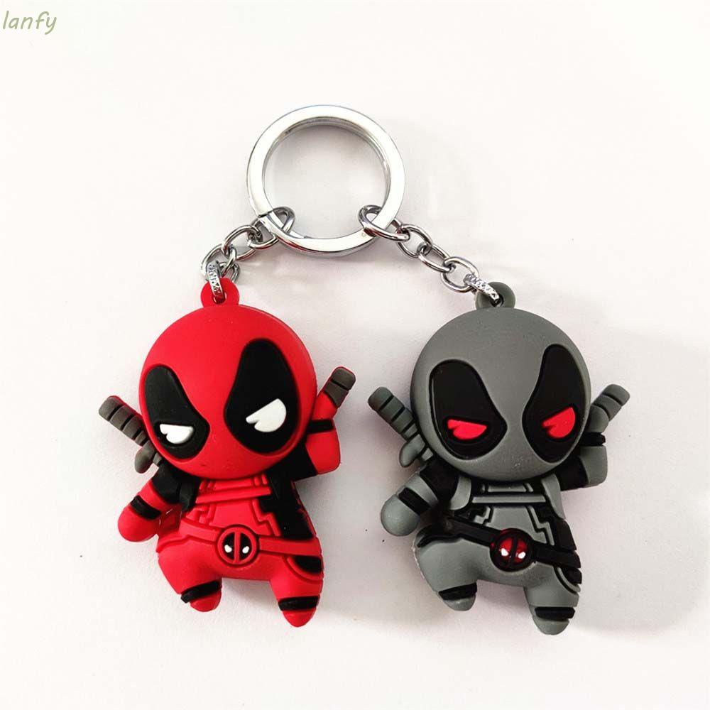LANFY Deadpool Keychain Deadpool Cute Kids Gift Animation Peripheral ...
