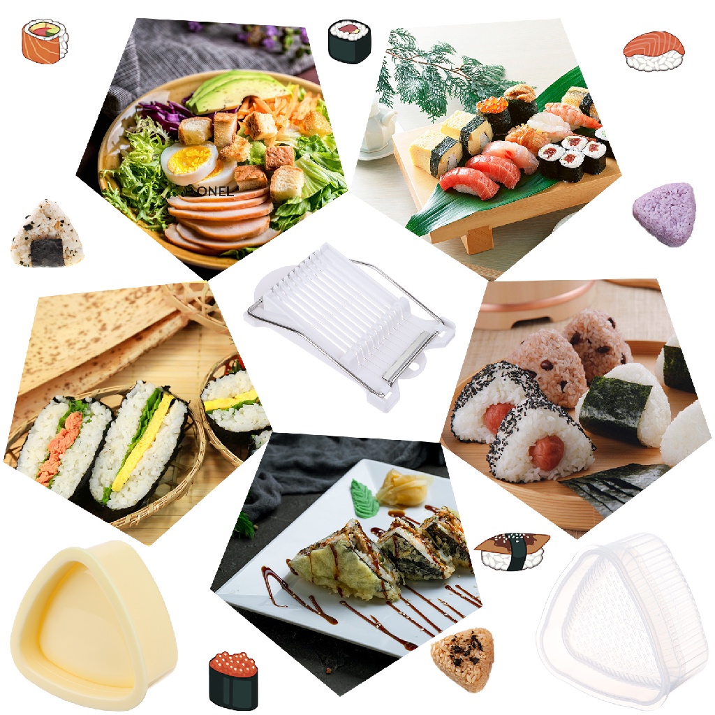 on Spam Musubi Mold Kit Spam Slicer Luncheon Meat Cutter Triangle ...