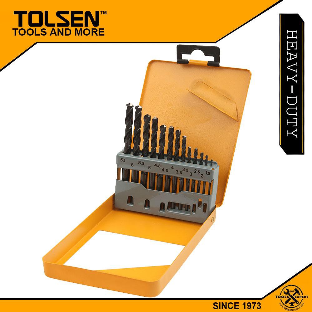 Tolsen 13pcs HSS Twist Drill Bits Set (1.5 - 5.5MM) 75080 | Shopee ...