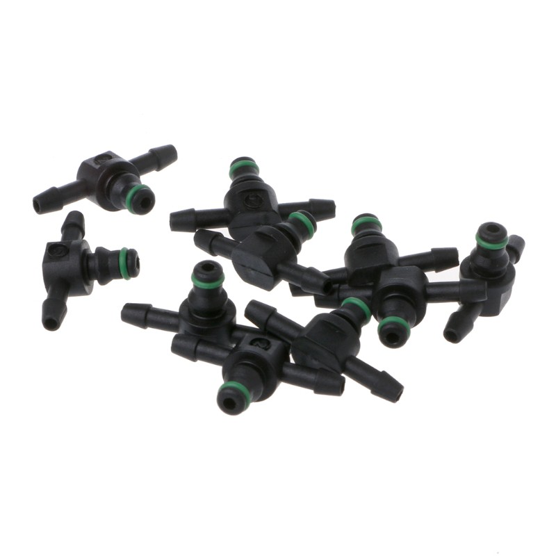 10 Pcs T Type Connector Pipe Hose Joiner Tube Fuel For Bosch 110 Series ...