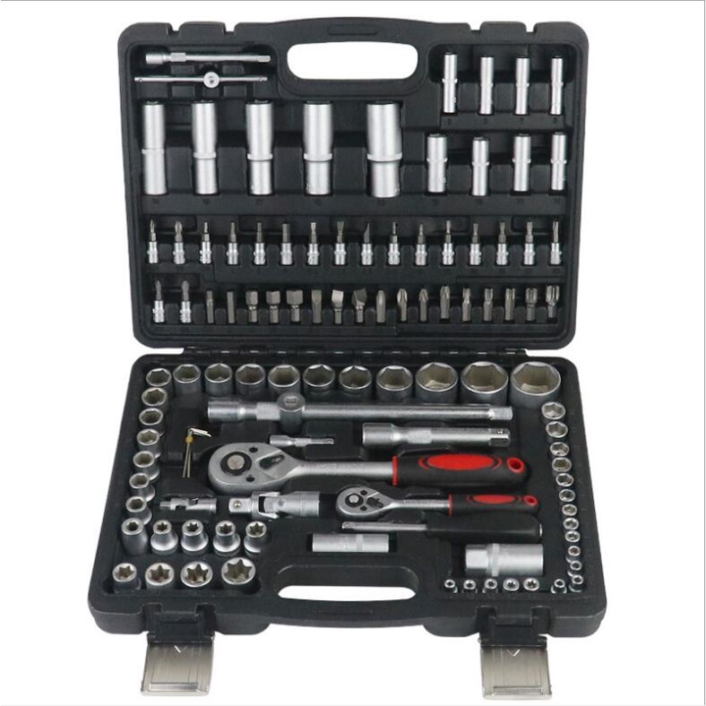 108pcs/set Tool box car and motorcycle repair kit hand tool household ...
