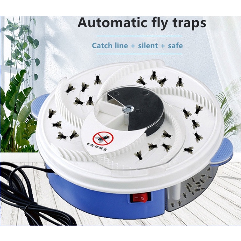 Flycatcher Effective Fly Trap Pest Device Insect Catcher Automatic ...