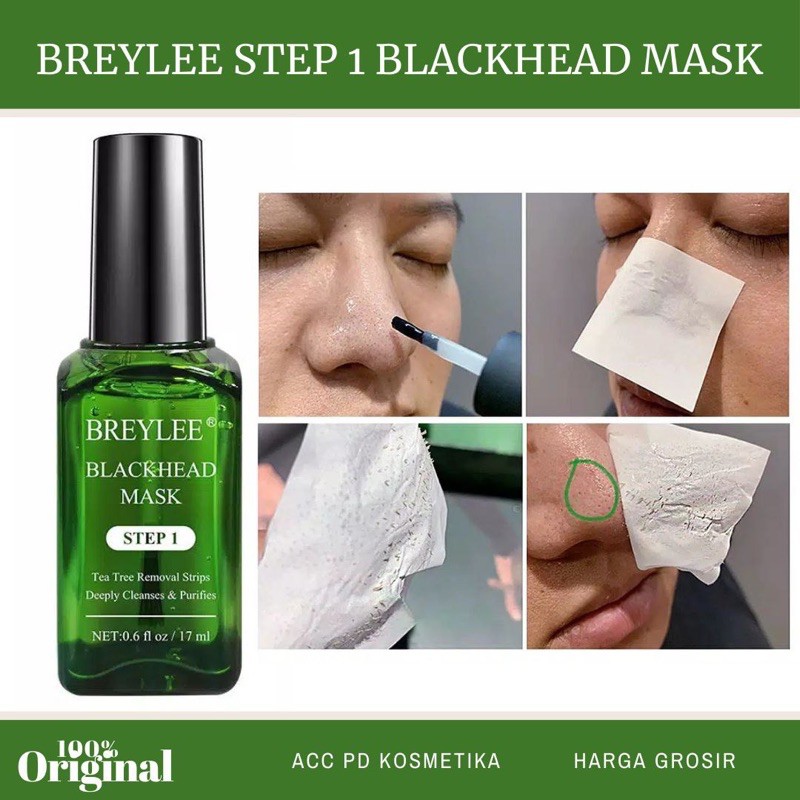 Breylee BLACKHEAD MASK STEP 1 FREE Paper Comedo 100 PCS | Shopee ...