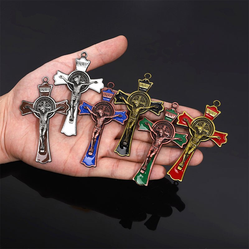 1pcs/New Religious Cross Saint Benedict Cross Accessories Wholesale ...