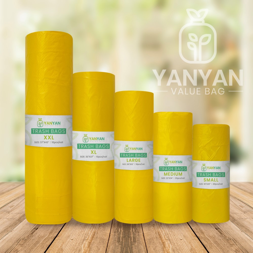 BIODEGRADABLE YELLOW INFECTIOUS WASTE PLASTIC GARBAGE BAG TRASH BAG ...