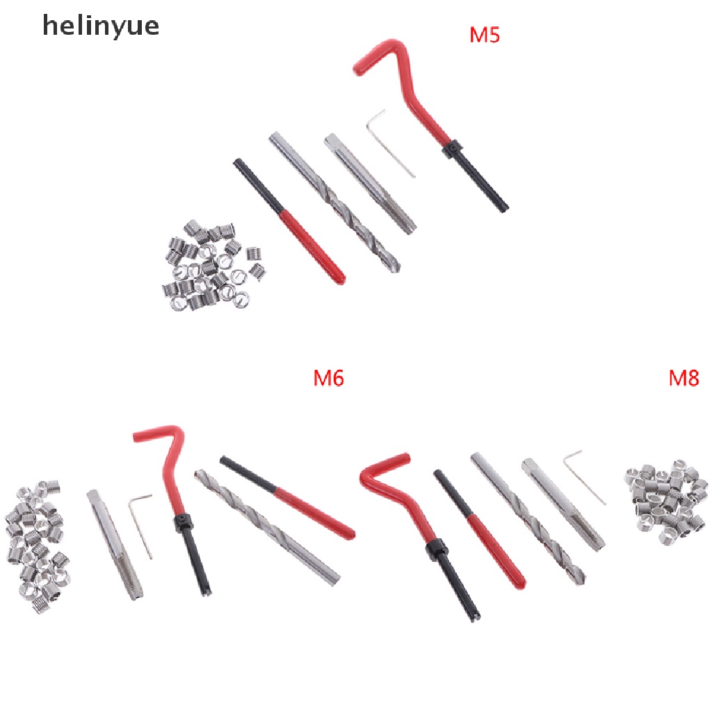 heli Metric Thread Repair Insert Kit M5 M6 M8 Helicoil Pro Coil Tools ...