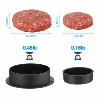 Round Burger Mould Patty Maker Grill Press Burger Molder Press Burger ...