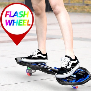2 Wheel Skateboard with 360-degree Casters for Kids, Teens, and Adults ...