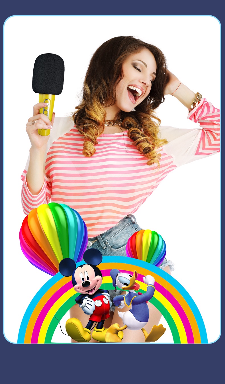 Disney Mickey Mouse Portable Mini Wireless Bluetooth Condenser ...