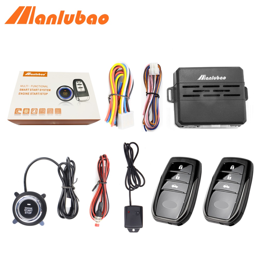 Manlubao D7 Universal 12V Car Engine Start Stop Remote Start Alarm ... Manlubao D7 Universal 12V Car Engine Start Stop Remote Start Alarm ...