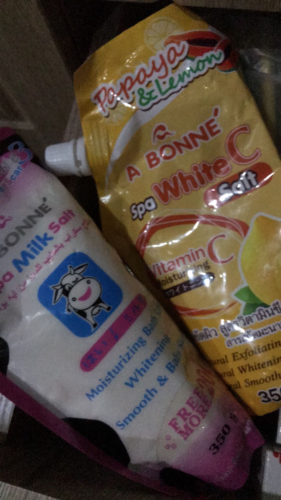 Abonne White Spa C Salt Papaya & Lemon 350g ( A098 ) | Shopee Philippines