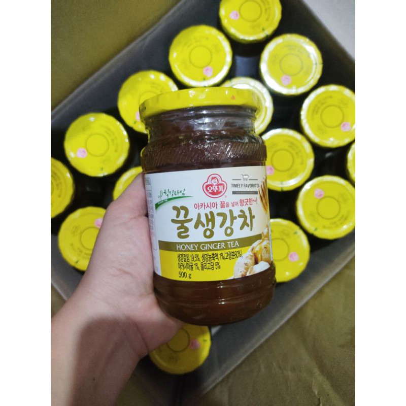 Ottogi Honey Ginger Tea 500g | Shopee Philippines