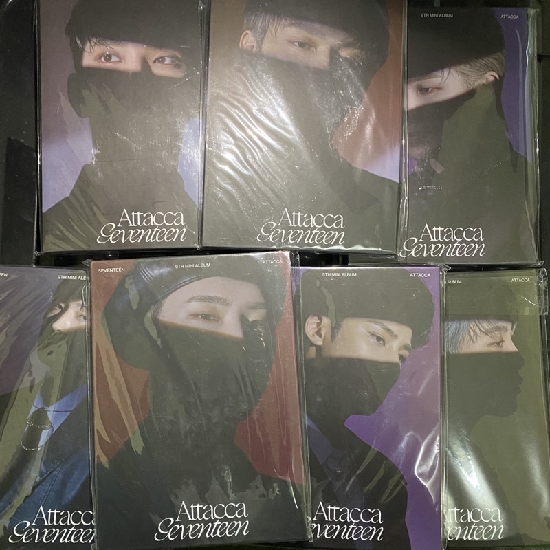 Seventeen Attacca album carat version sealed and unsealed Scoups Joshua ...