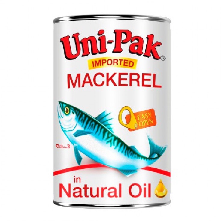 Unipak Mackerel In Natural Oil 155g | Shopee Philippines